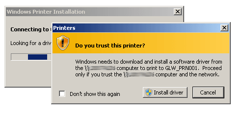 Certificaat melding voorkomen: “Do you trust this printer?” - GTS Online